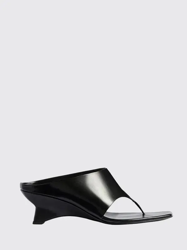 Khaite Marlow Brushed Mules - Black