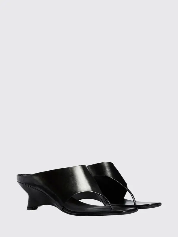 Khaite Marlow Brushed Mules - Black