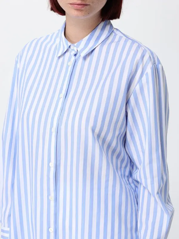 MC2 SAINT BARTH Cotton Shirt - Gnawed Blue