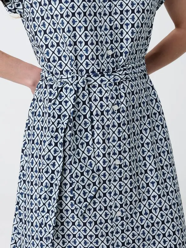 Woolrich Printed Cotton Blend Shirtdress