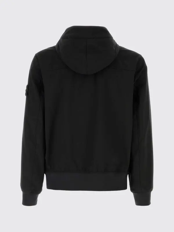 Stone Island Hooded Jacket - Black