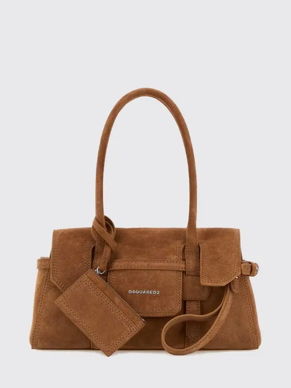 Dsquared2 Suede Shoulder Bag