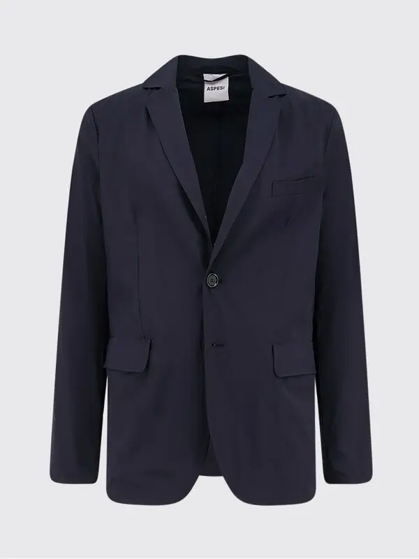 Aspesi Single-breasted Stretch Jersey Blazer