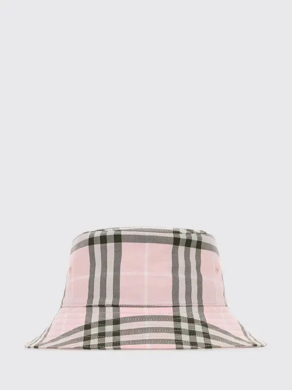 Burberry Cotton Bucket Hat With Vintage Check Print