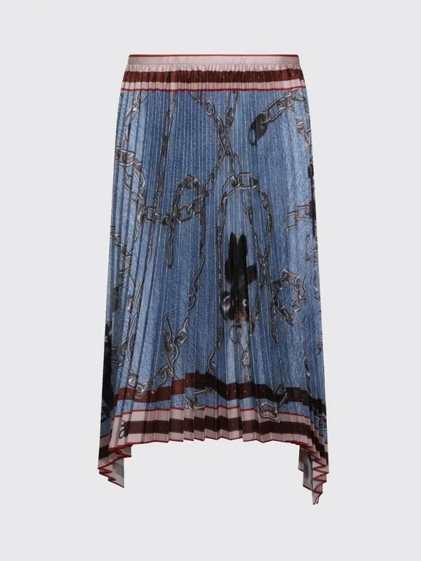 Acne Studios Pleated Crêpe Midi Skirt