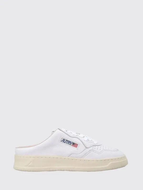 AUTRY Medalist Mule Sabot Sneakers In Smooth Sheepskin Leather
