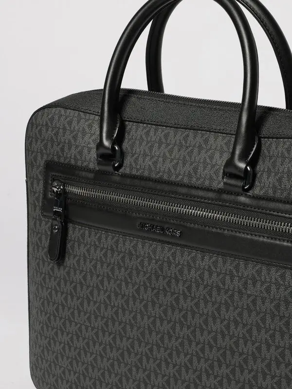Michael Kors Coated Cotton Monogram Business Bag