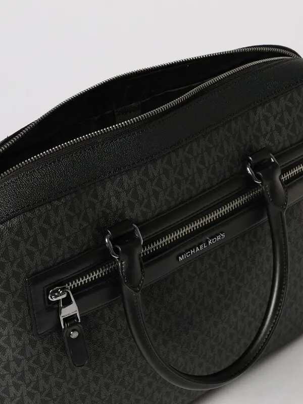 Michael Kors Coated Cotton Monogram Business Bag