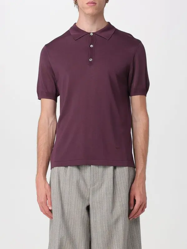 Emporio Armani Polo Shirt Colour - Plum