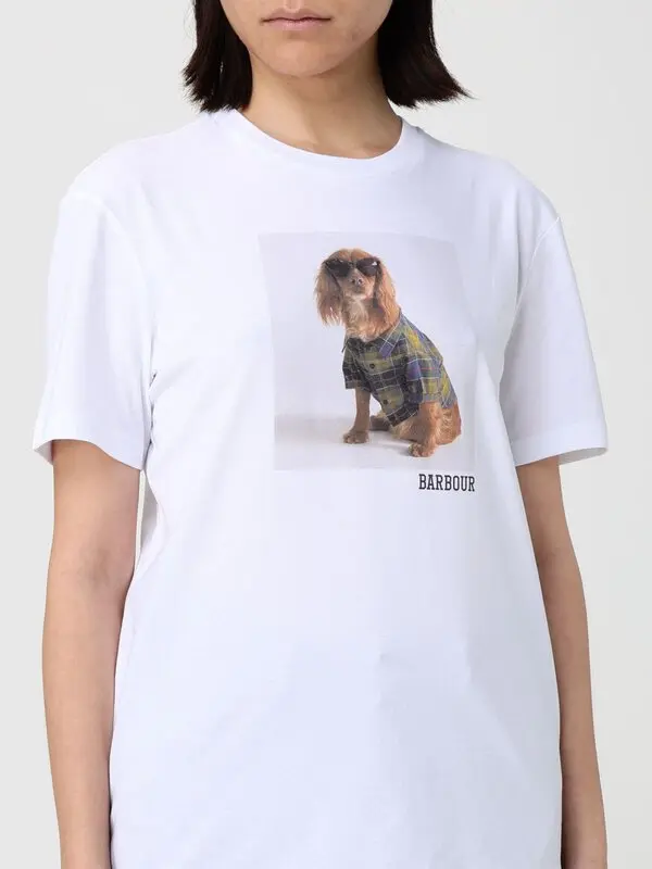 Barbour Printed Cotton T-shirt