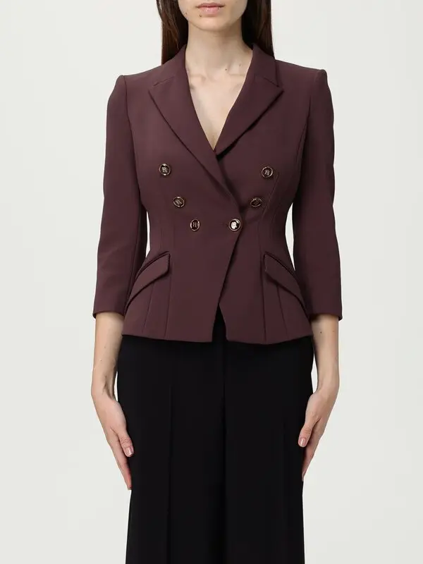 Elisabetta Franchi Double Breasted Blazer