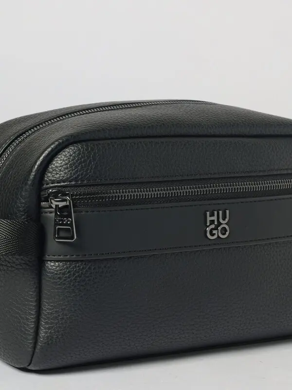 Hugo Hammered Faux Leather Beauty Case