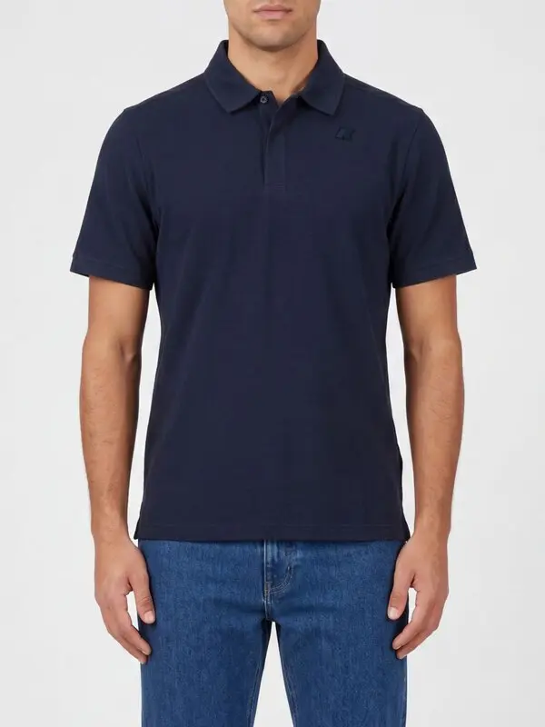 K-WAY Cotton Polo Shirt - Blue 1