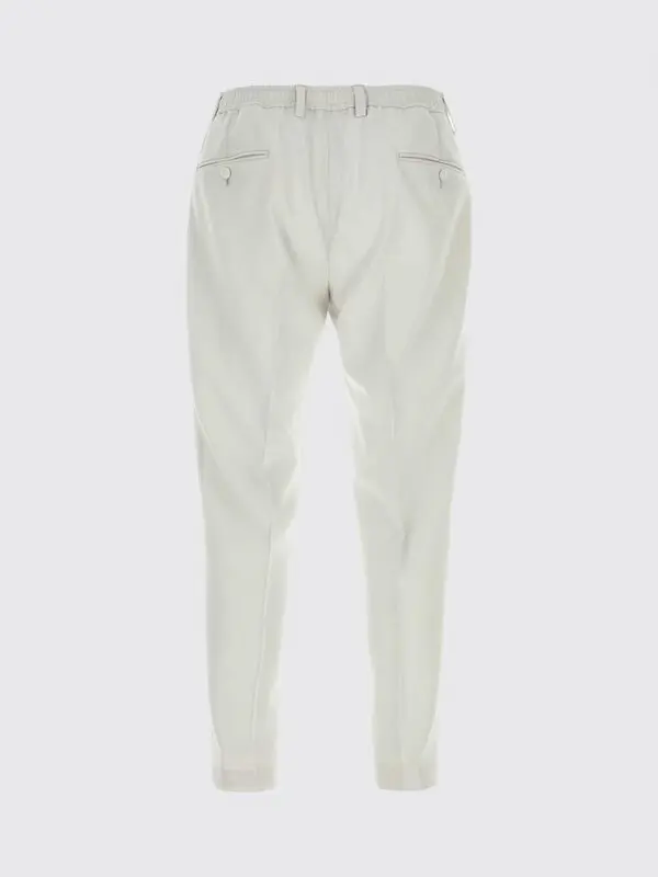 Dolce & Gabbana Slim Fit Virgin Wool Pants - Beige