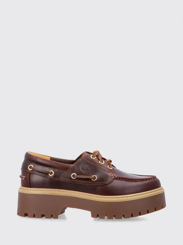 Timberland Stone Street Boat Leather Loafers - Brown