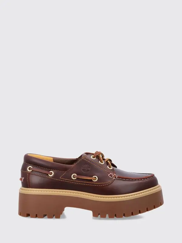 Timberland Stone Street Leather Boat Loafers - Brown