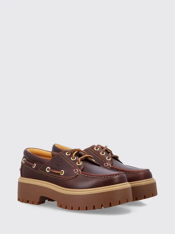 Timberland Stone Street Leather Boat Loafers - Brown