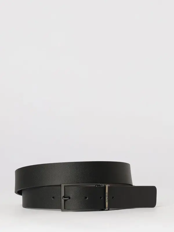 Hugo Reversible Leather Belt With Pin Buckle