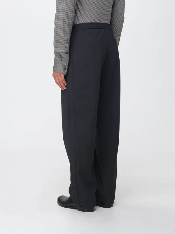 Emporio Armani Slim Fit Wool Blend Trousers