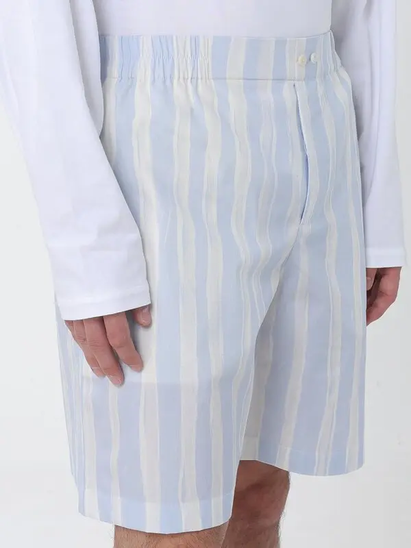 Jacquemus Striped Cotton Shorts