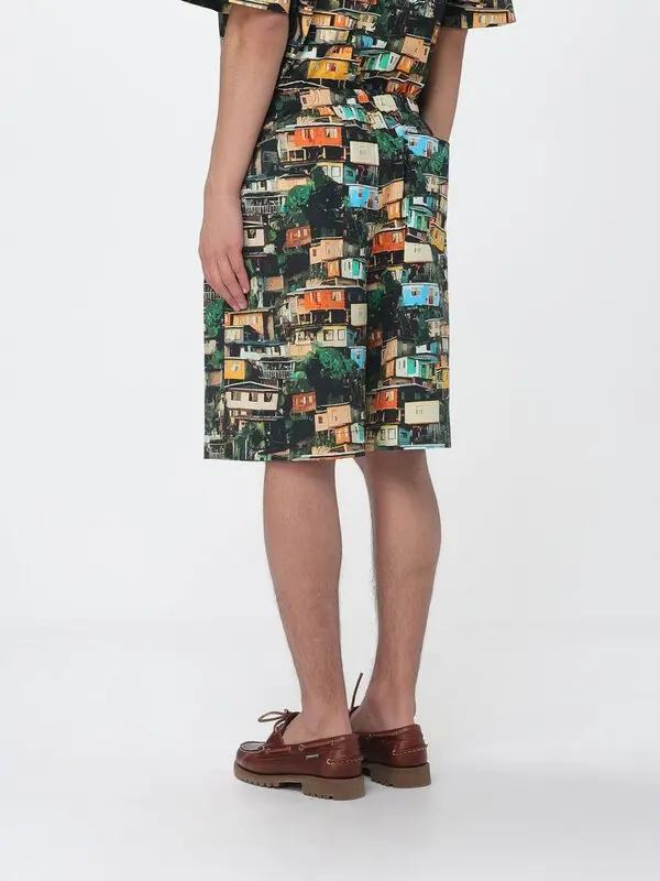 LANEUS Stretch Cotton Drawstring Shorts