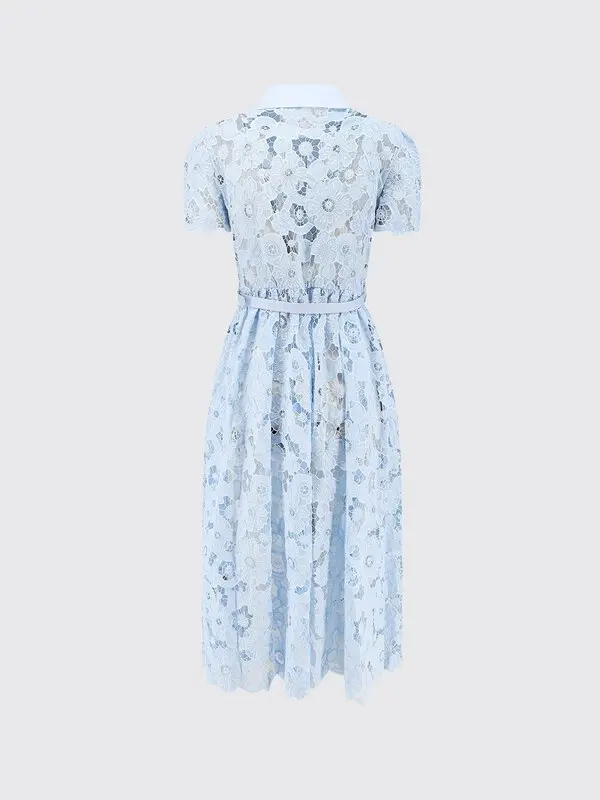 SELF-PORTRAIT Lace Chemisier Dress