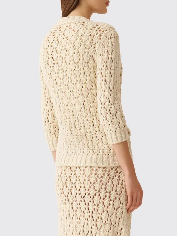 Fabiana Filippi Crochet Cotton Blend Cardigan