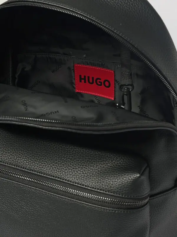 Hugo Hammered Faux Leather Backpack