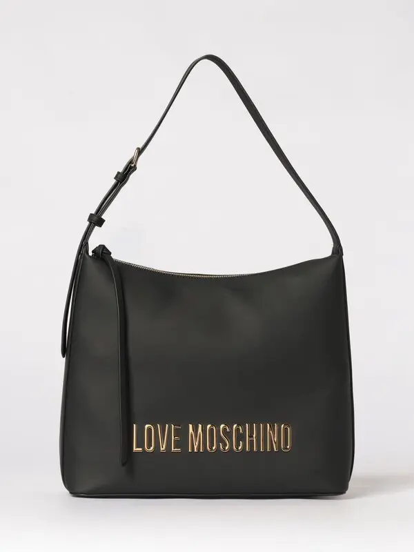 Moschino Faux Leather Logo Bag