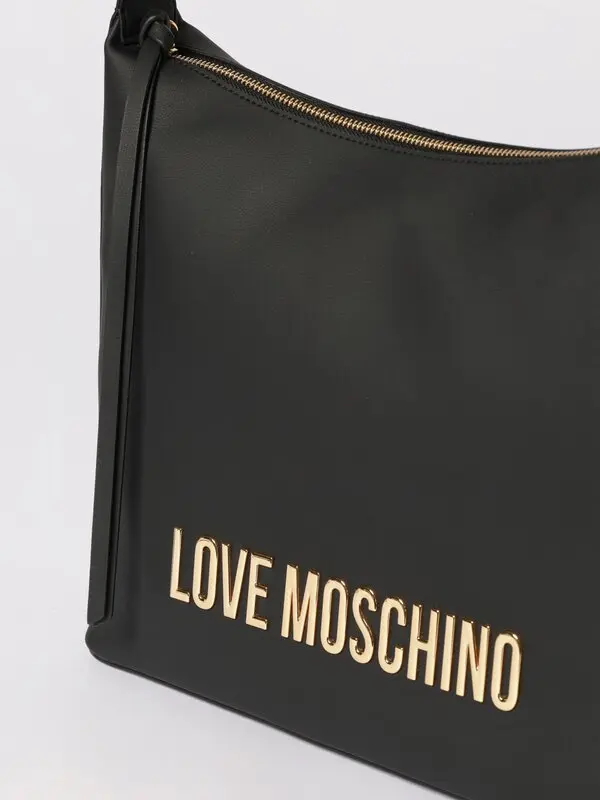 Moschino Faux Leather Logo Bag