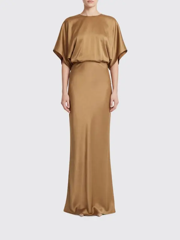Norma Kamali Satin Long Dress