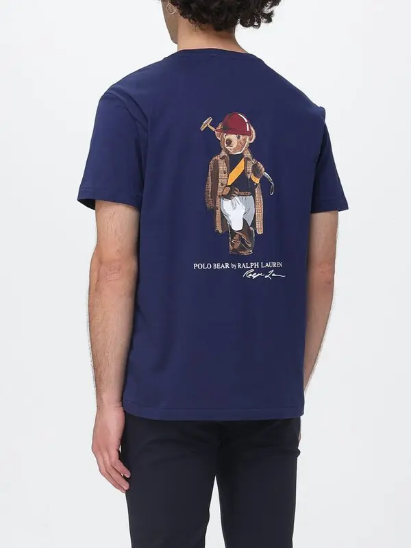 Polo Ralph Lauren Cotton T-shirt With Teddy Print