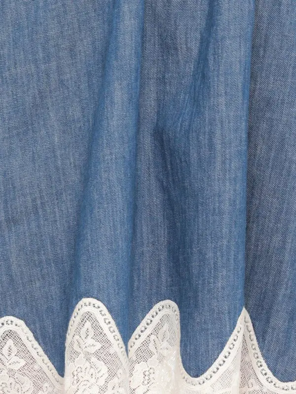 Zimmermann Cotton Chemisier Dress With Inserts