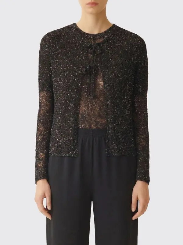 Fabiana Filippi Lurex Cardigan - Blue