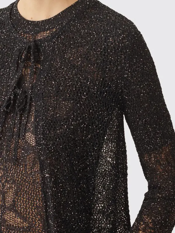 Fabiana Filippi Lurex Cardigan - Blue