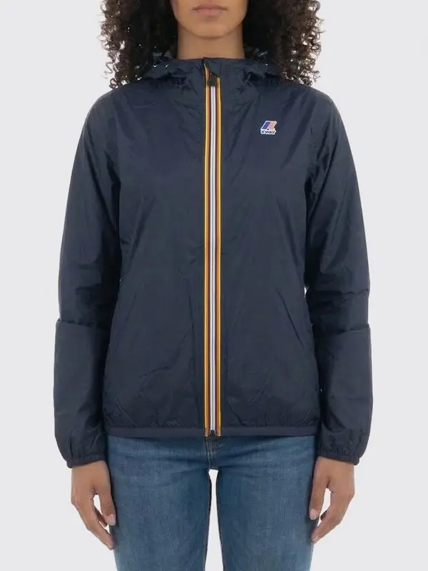 K-WAY Le Vrai 4.0 Claudette Technical Fabric Jacket - Blue
