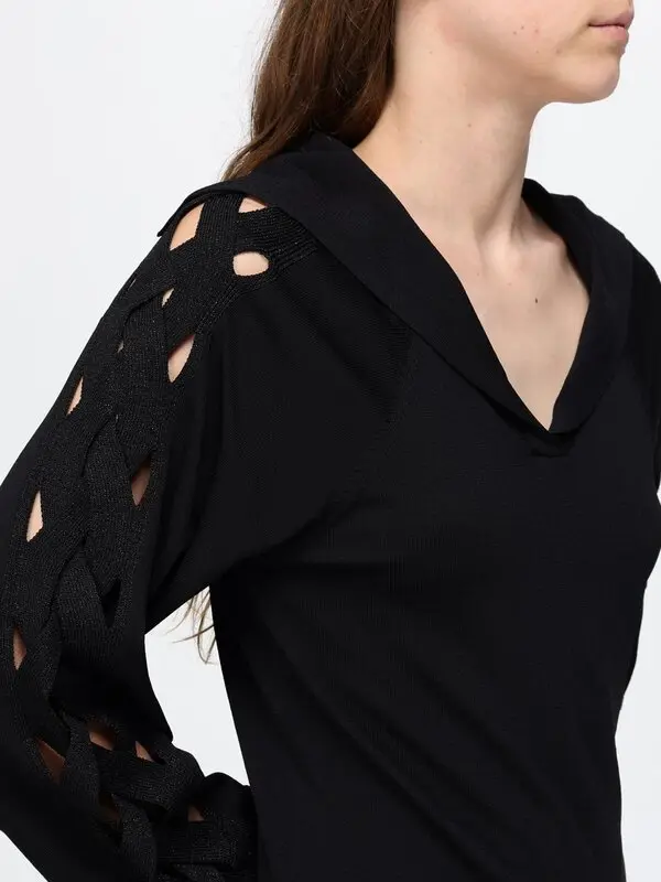 TWINSET Viscose Blend Sweater With Lurex Detail
