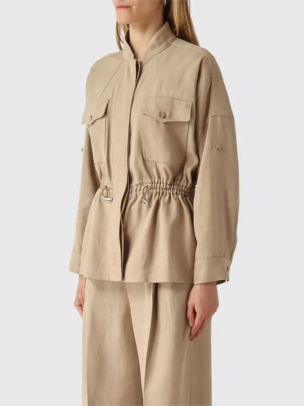 FAY Viscose And Linen Shirt Jacket