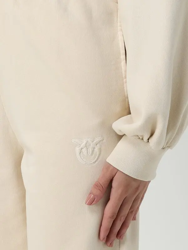 Pinko Wide Leg Trousers - Cream