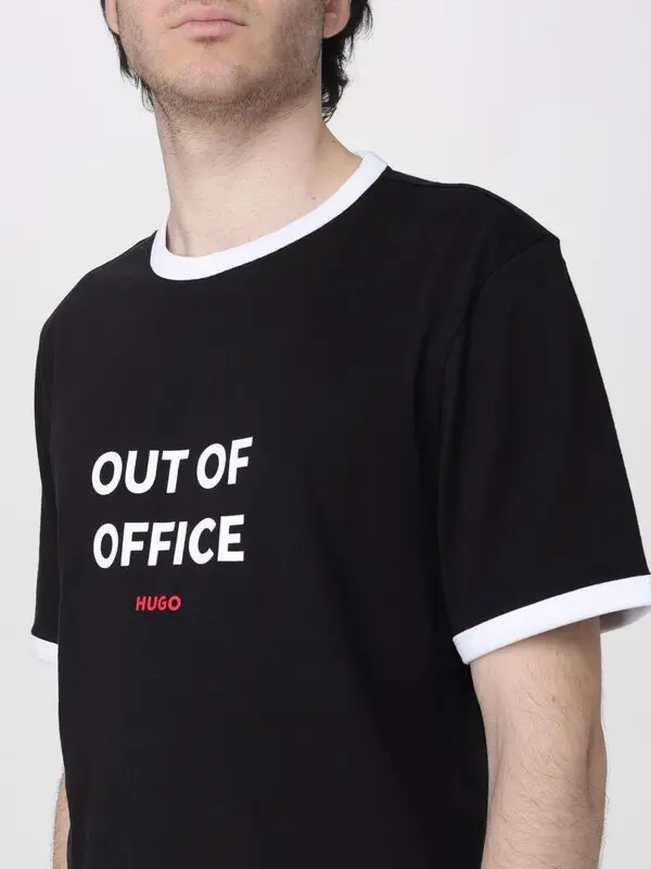 Hugo Out Of Office Cotton T-shirt - Black