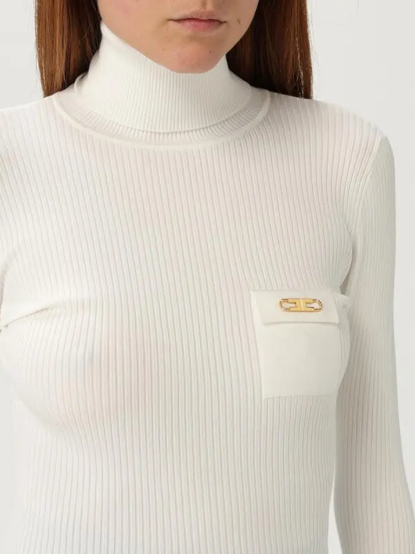 Elisabetta Franchi Jumper Colour - Ivory