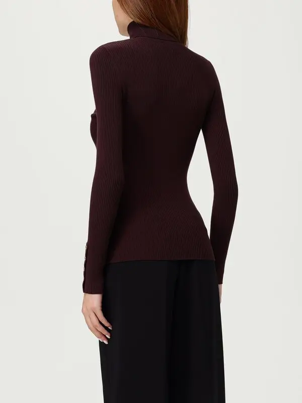 Elisabetta Franchi Ribbed Turtleneck With Pocket Detail