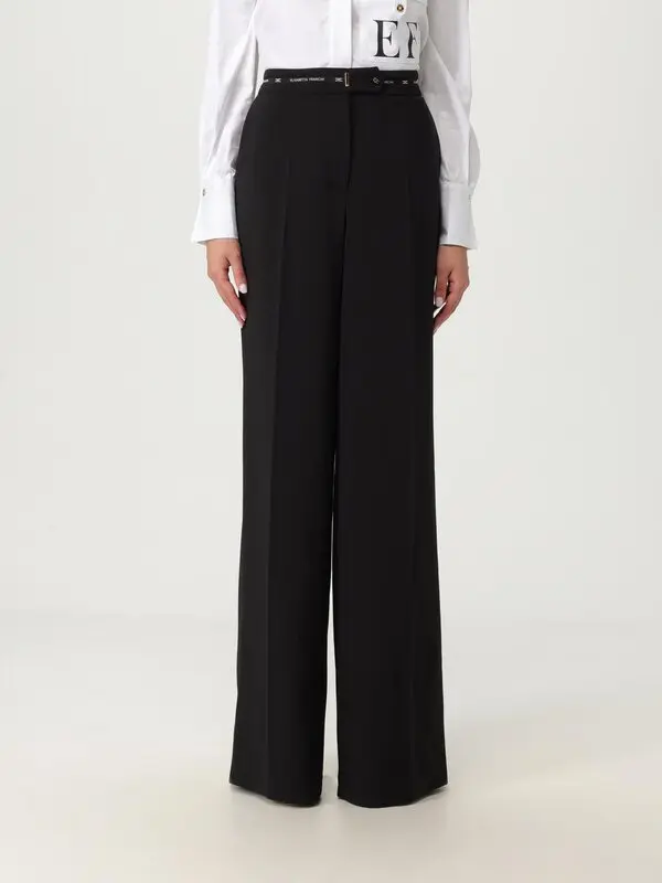 Elisabetta Franchi Wide Leg Trousers