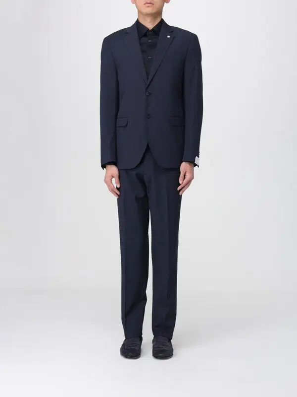 MANUEL RITZ Single-breasted Suit In Wool Blend