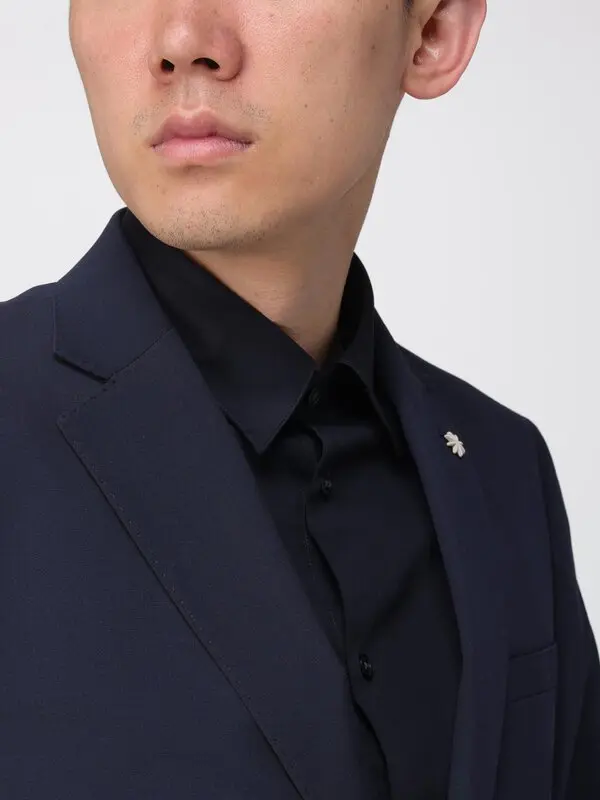 MANUEL RITZ Single-breasted Suit In Wool Blend