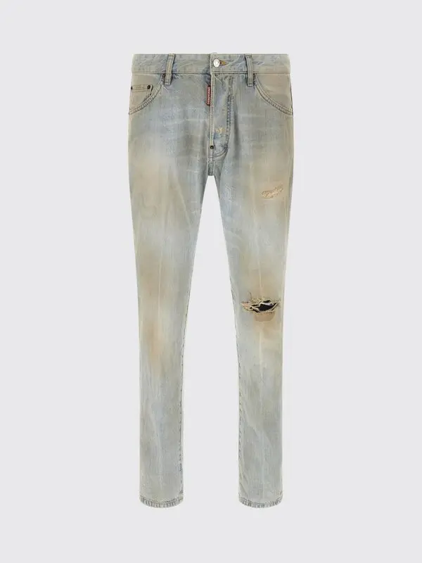 Dsquared2 Skinny Fit Distressed Denim Jeans