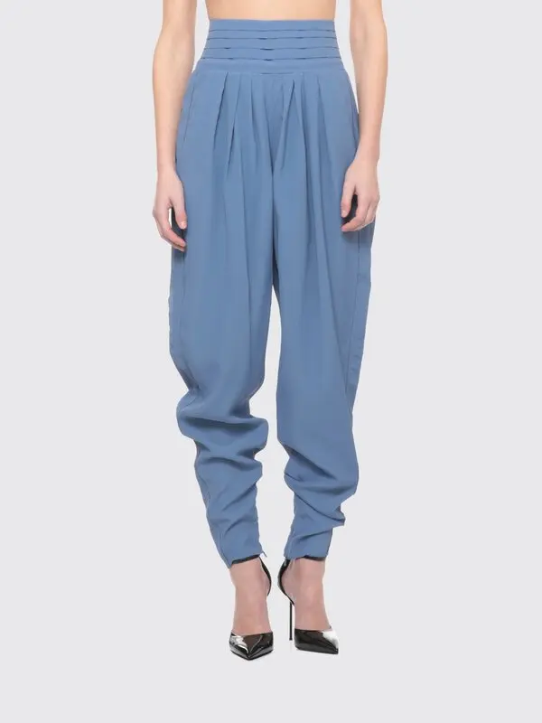 LANVIN Silk Blend Slim Fit Trousers