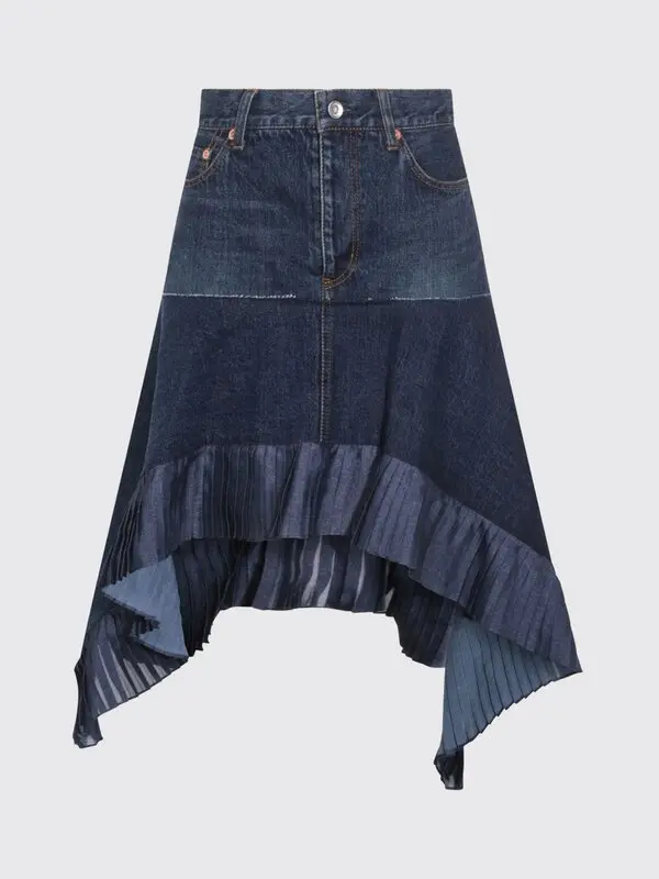 Sacai Cotton Denim Skirt