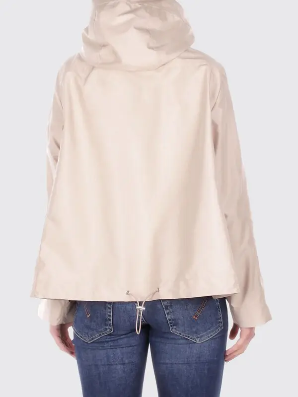 FAY Hooded Parka In Technical Poplin - Sand