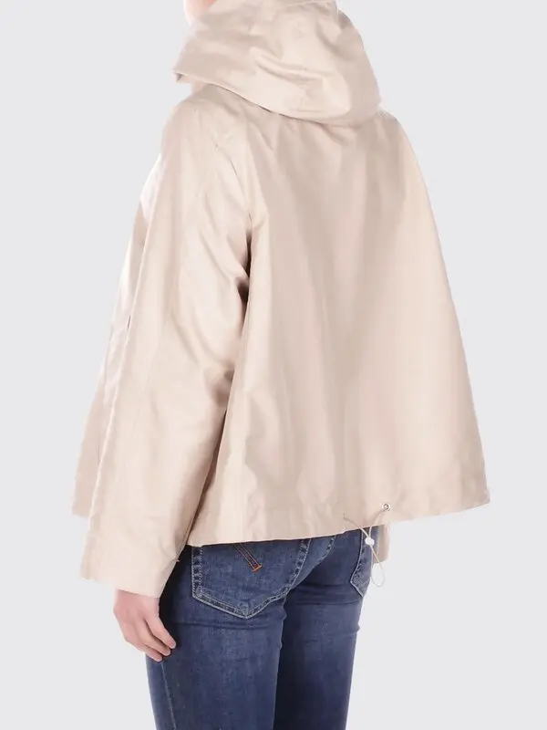 FAY Hooded Parka In Technical Poplin - Sand